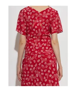 Isabel Marant Étoile V-neck Short-sleeved Top