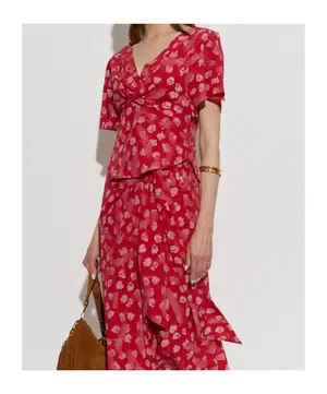 Isabel Marant Étoile V-neck Short-sleeved Top