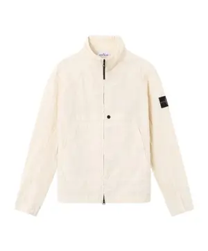 Stone Island Stand Collar Jacket With Anti-drop Finish