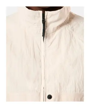 Stone Island Stand Collar Jacket With Anti-drop Finish