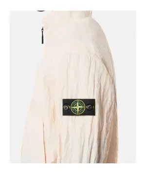 Stone Island Stand Collar Jacket With Anti-drop Finish