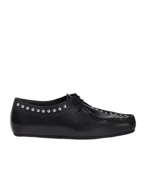 JIL SANDER Hood Lace-up Shoe - Black