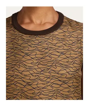 FERRAGAMO Sleeveless Knit Top With Silk Panel