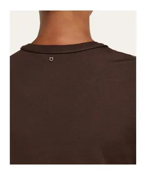 FERRAGAMO Sleeveless Knit Top With Silk Panel