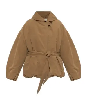 Isabel Marant Étoile Volinda Belted Hooded Jacket - Camel