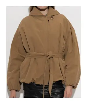 Isabel Marant Étoile Volinda Belted Hooded Jacket - Camel