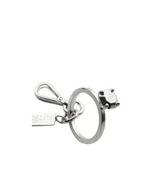 MAISON MARGIELA Polished Palladium Clip Keyring