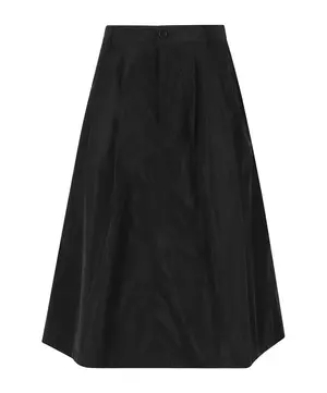Aspesi Logo Skirt - Black