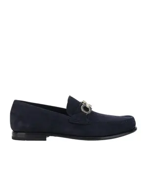 FERRAGAMO Round-toe Loafers - Blue