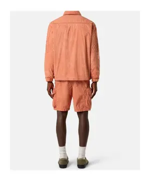 Stone Island Comfort-fit Zip-up Overshirt With Packable Hood