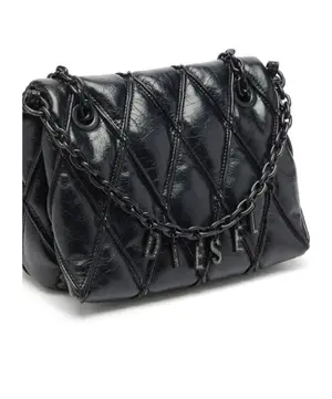 DIESEL® Charm-d Diamond-quilted Shoulder Bag