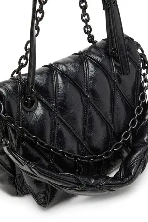 DIESEL® Charm-d Diamond-quilted Shoulder Bag