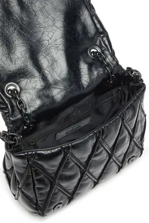 DIESEL® Charm-d Diamond-quilted Shoulder Bag
