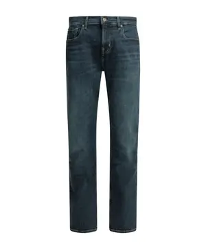 7 For All Mankind Straight-leg Trousers - Blue