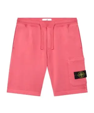 Stone Island Regular-fit Jogger Shorts With Cargo Pocket - Geranium