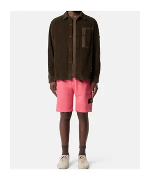 Stone Island Regular-fit Jogger Shorts With Cargo Pocket