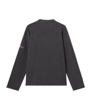 Stone Island Loose-fit Crewneck Jumper With Needle-punched Star