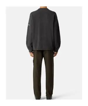 Stone Island Loose-fit Crewneck Jumper With Needle-punched Star