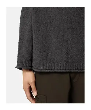 Stone Island Loose-fit Crewneck Jumper With Needle-punched Star