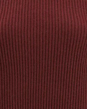 Brunello Cucinelli Ribbed Virgin Wool & Cashmere Blend Turtleneck Mini Dress