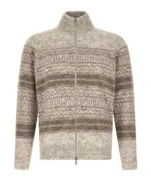 Brunello Cucinelli Nordic Jacquard' Cardigan - No