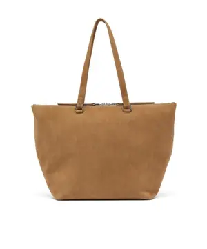 DIESEL® Suede Tote With Embossed Oval D Logo