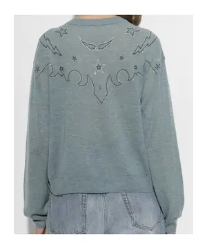 Zadig&Voltaire Swapy Cashmere Jumper With Patterned Embellishments