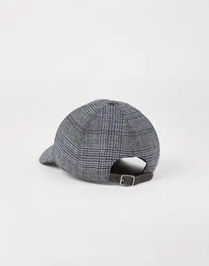 Brunello Cucinelli Checked Baseball Cap