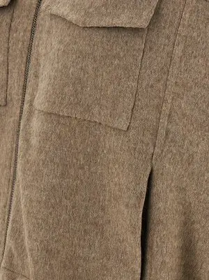 Brunello Cucinelli Zip-up Cap Sleeve Gilet