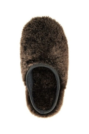 Brunello Cucinelli Monile Shearling Slip-on Sandals