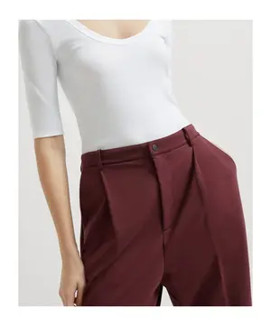 Brunello Cucinelli Pleat Cropped Pants
