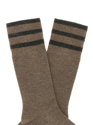 Brunello Cucinelli Luxe Detailed Long Socks