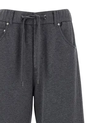 Brunello Cucinelli Cotton Drawstring Track Pants