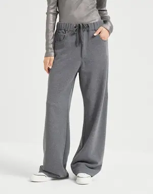 Brunello Cucinelli Cotton Drawstring Track Pants