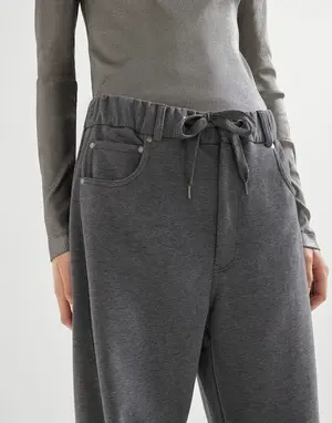 Brunello Cucinelli Cotton Drawstring Track Pants