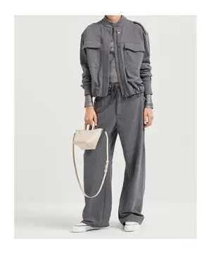 Brunello Cucinelli Cotton Drawstring Track Pants
