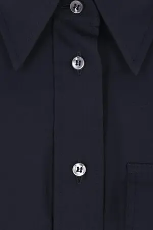 Brunello Cucinelli Monili Detail Curved Hem Shirt