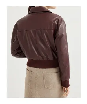 Brunello Cucinelli Monili Detail Bomber Jacket
