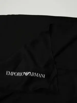 Emporio Armani Logo-detailed Scarf