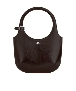 COURREGES Courrèges Zipped Tote Bag - Bark