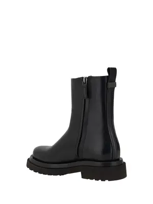 Brunello Cucinelli Zip-detail Block-heel Boots