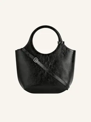 COURREGES Courrèges Medium Holy Naplack Leather Bag