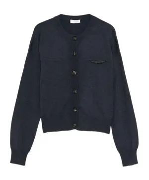 Brunello Cucinelli Button-down Cashmere Cardigan - Cool Blue