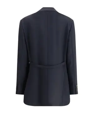 Brunello Cucinelli Two-button Belted Jacket