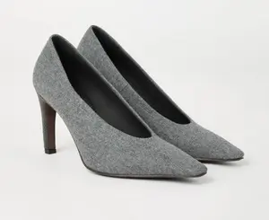 Brunello Cucinelli 85mm Flannel Pumps