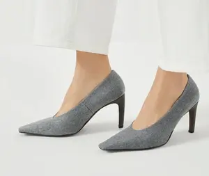 Brunello Cucinelli 85mm Flannel Pumps