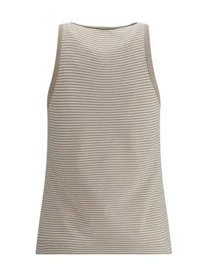Brunello Cucinelli Striped Tank Top