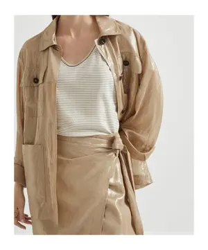 Brunello Cucinelli Striped Tank Top