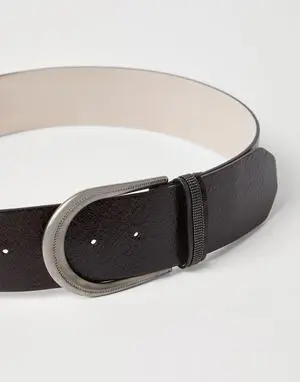 Brunello Cucinelli Shiny Loop Belt