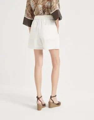Brunello Cucinelli Elastic Waist Baggy Shorts